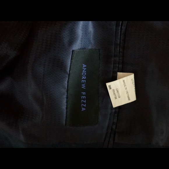 Andrew Fezza | Suits & Blazers | Slim Fit Mens Blue Blazer | Poshmark